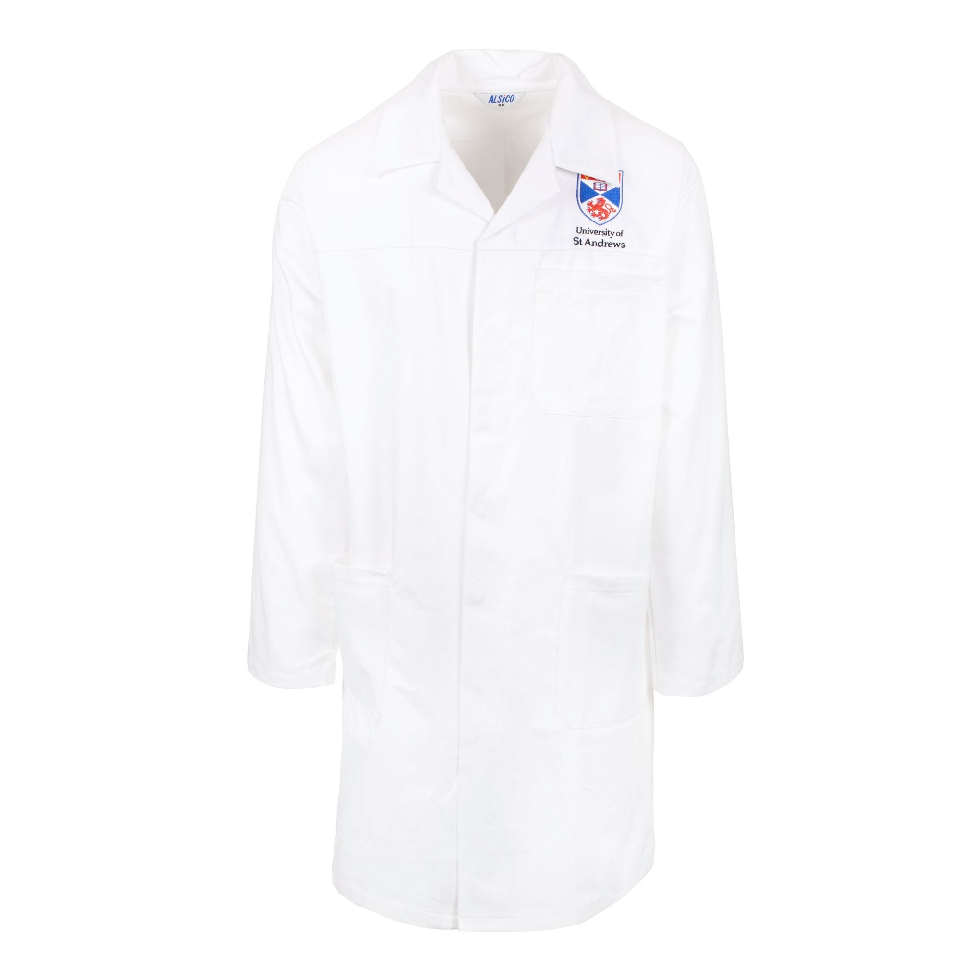 Uncuffed Lab Coat